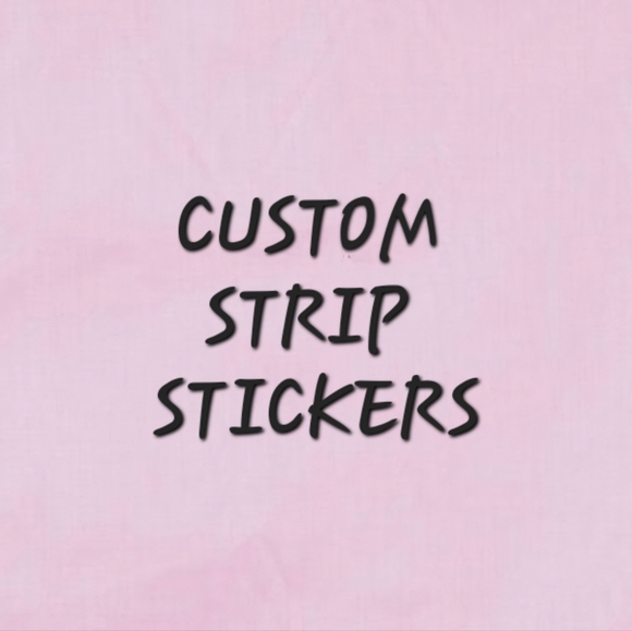 Hand Crafted | Office | Custom Color Stickers 0 Count Strips | Poshmark